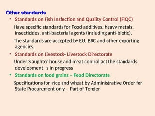 02 Food Standards and Laws-current scenario in BD.ppt