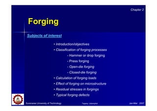 Aluminum Forging Defects