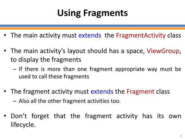 Fragmentation in android | PPT