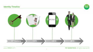 FST Biometrics Corporate Presentation | PPTX | Technology & Computing