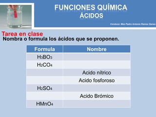 02 funcion quimica acidos | PPTX