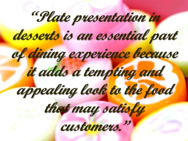02 fundamentals of plating desserts | PDF