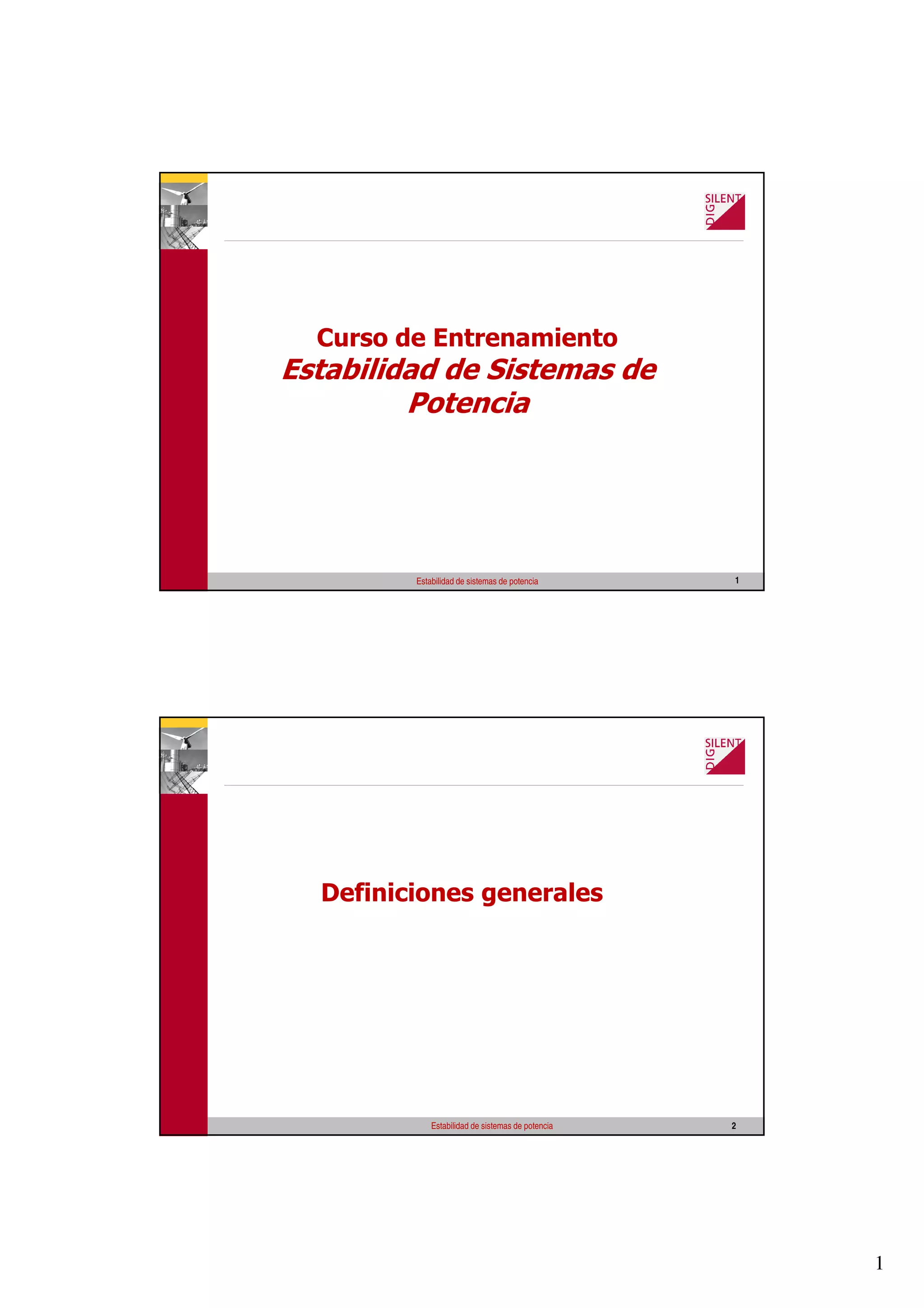 DigSILENT PF - 02 fundamentos de estabilidad new | PDF