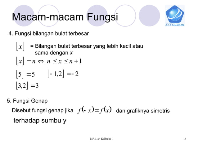 pengertian fungsi, jenis jenis fungsi, fungsi komposisi dan fungsi ...