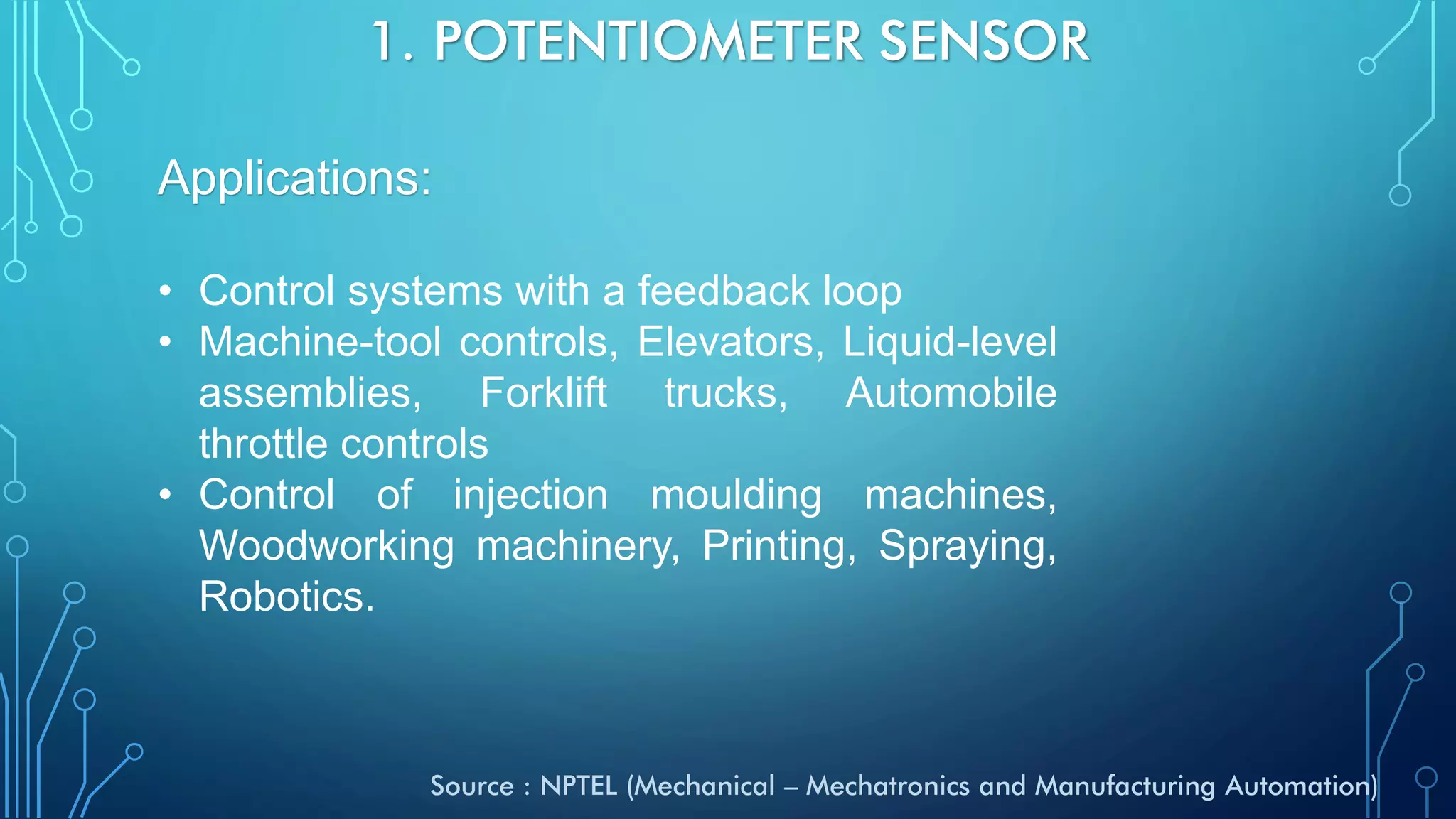 Sensors (Potentiometer and Strain Gauge) | PDF