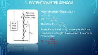Sensors (Potentiometer and Strain Gauge) | PDF