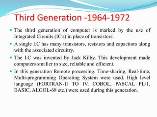 Generation of computers | PPT