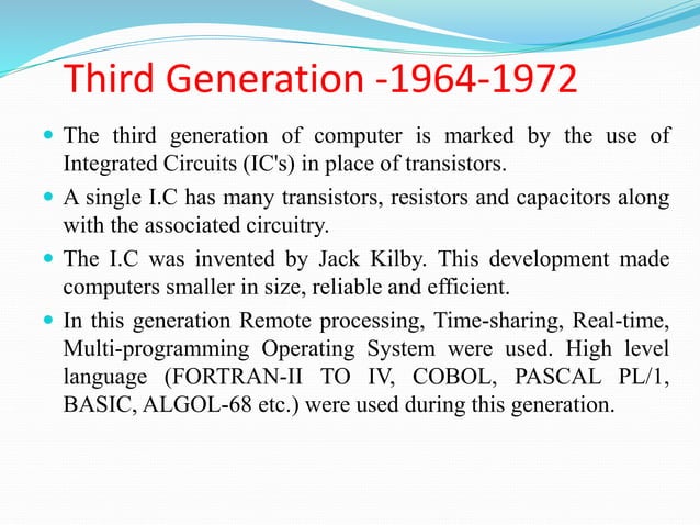 Generation of computers | PPT