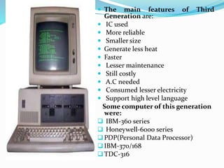 Generation of computers | PPT