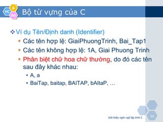 Phần 2: Giới thiệu ngôn ngữ lập trình C | PDF