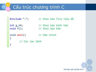 Phần 2: Giới thiệu ngôn ngữ lập trình C | PDF