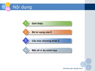 Phần 2: Giới thiệu ngôn ngữ lập trình C | PDF