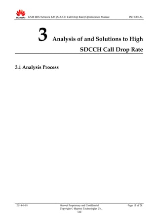 02 gsm bss network kpi (sdcch call drop rate) optimization manual | DOC
