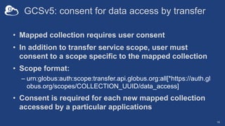 Getting Started with Globus for Developers | PDF