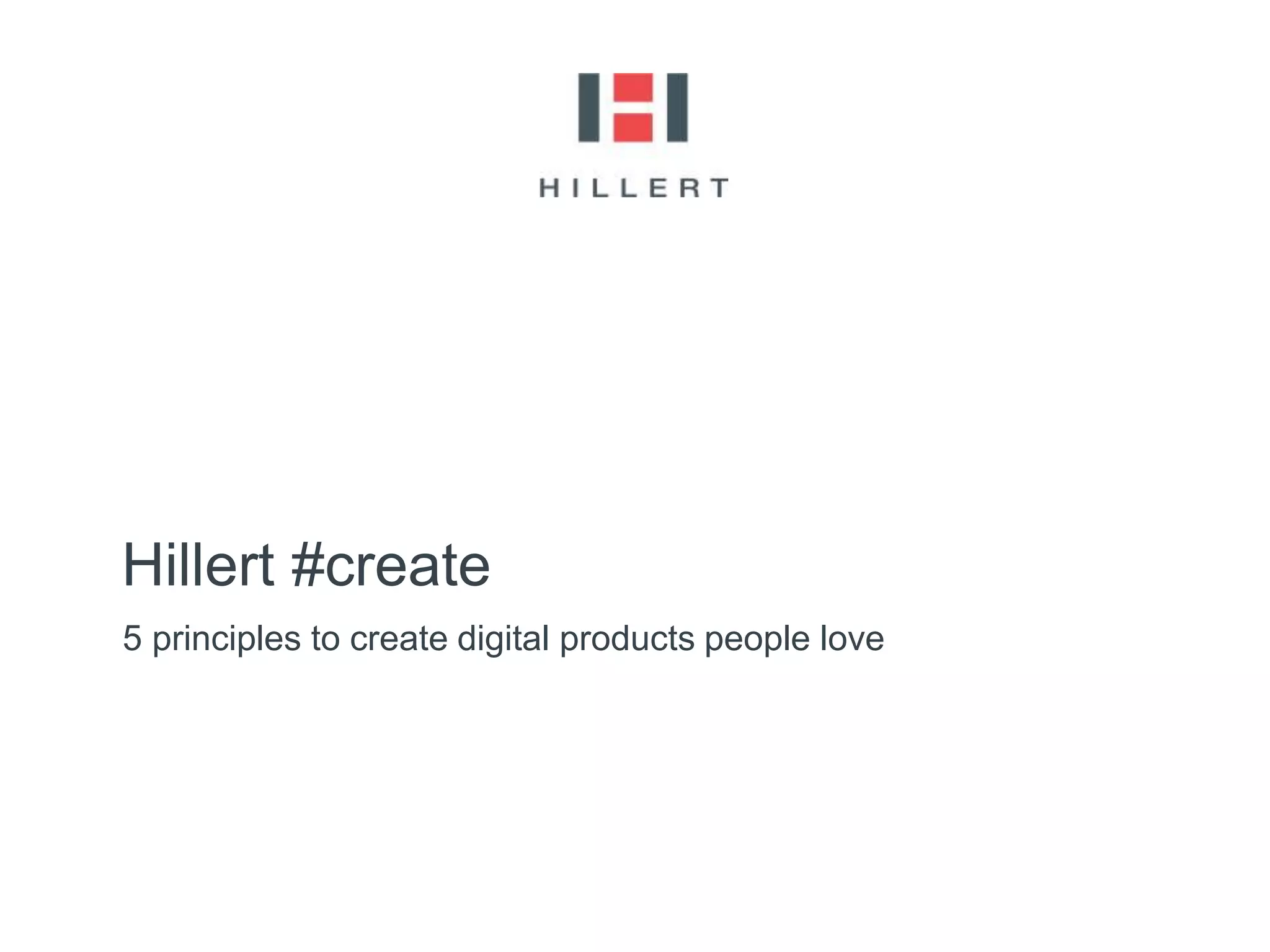 #create digital products people love - 5 principles | PPTX