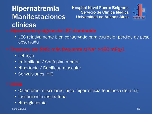 Hiper e hipo natremia | PDF | Healthcare Industry | Industries