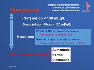 Hiper e hipo natremia | PDF