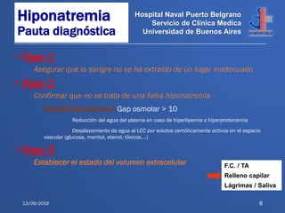Hiper e hipo natremia | PDF