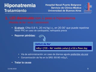 Hiper e hipo natremia | PDF