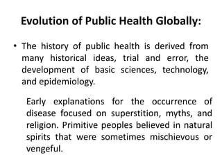 historical development of Community Health Nursing | PPTX