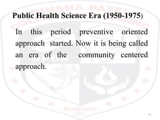 historical development of Community health nursing | PPSX
