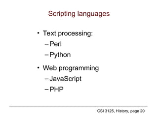 A brief history of programming languages | PPT