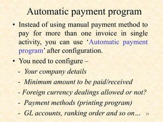 SAP FICO Configuration steps explanation | PPT