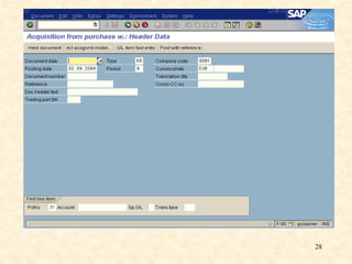 SAP FICO Configuration steps explanation | PPT