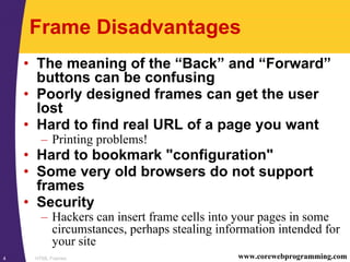 02html Frames | PPT