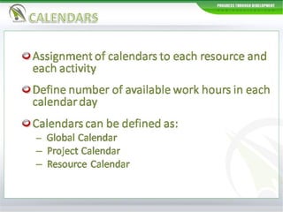 Activity, Baseline & Calendars | PDF