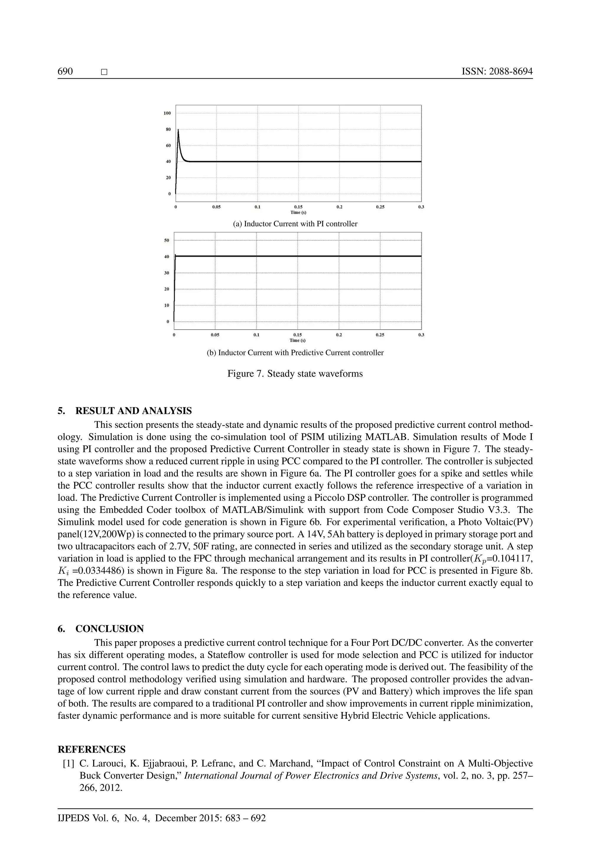 Development Of Predictive Current Controller For Multi Port Dc Dc Converter Pdf Internet Of