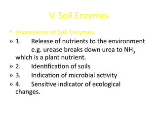 02 II Soil enzymes , microbiology, soil microbiology | PPT