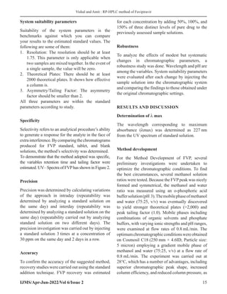 Method development and validation of Favipiravir by RP-HPLC | PDF