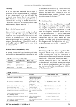 Microemulsion – A Potential Carrier for Improved Bioavailability | PDF | Chemistry | Science