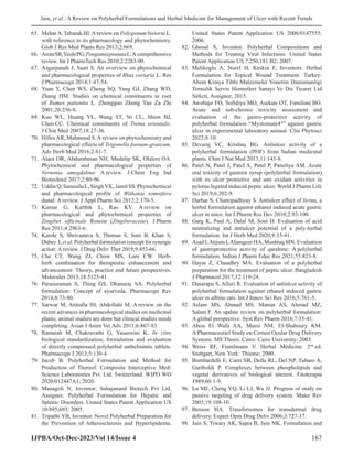 A Review on Polyherbal Formulations and Herbal Medicine for Management ...