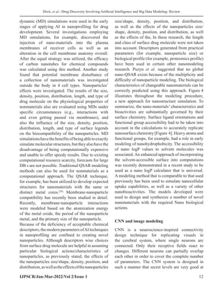 Drug Discovery Involving Artificial Intelligence and Big Data Modeling: Review | PDF