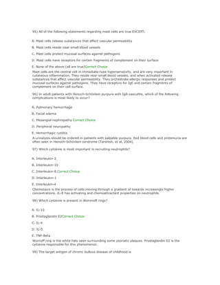 ETAS_MCQ_02 immunodermatology | DOC