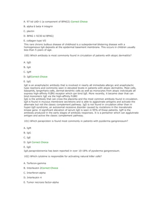 ETAS_MCQ_02 immunodermatology | PDF