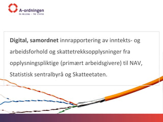 Innføring av A-ordningen | PPT