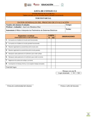 INSTRUMENTO EVALUACIÓN PARA TODO TIPO EC | PDF