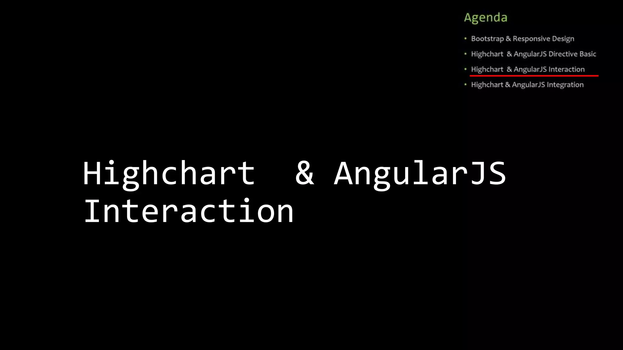 02 Integrate Highchart Ppt