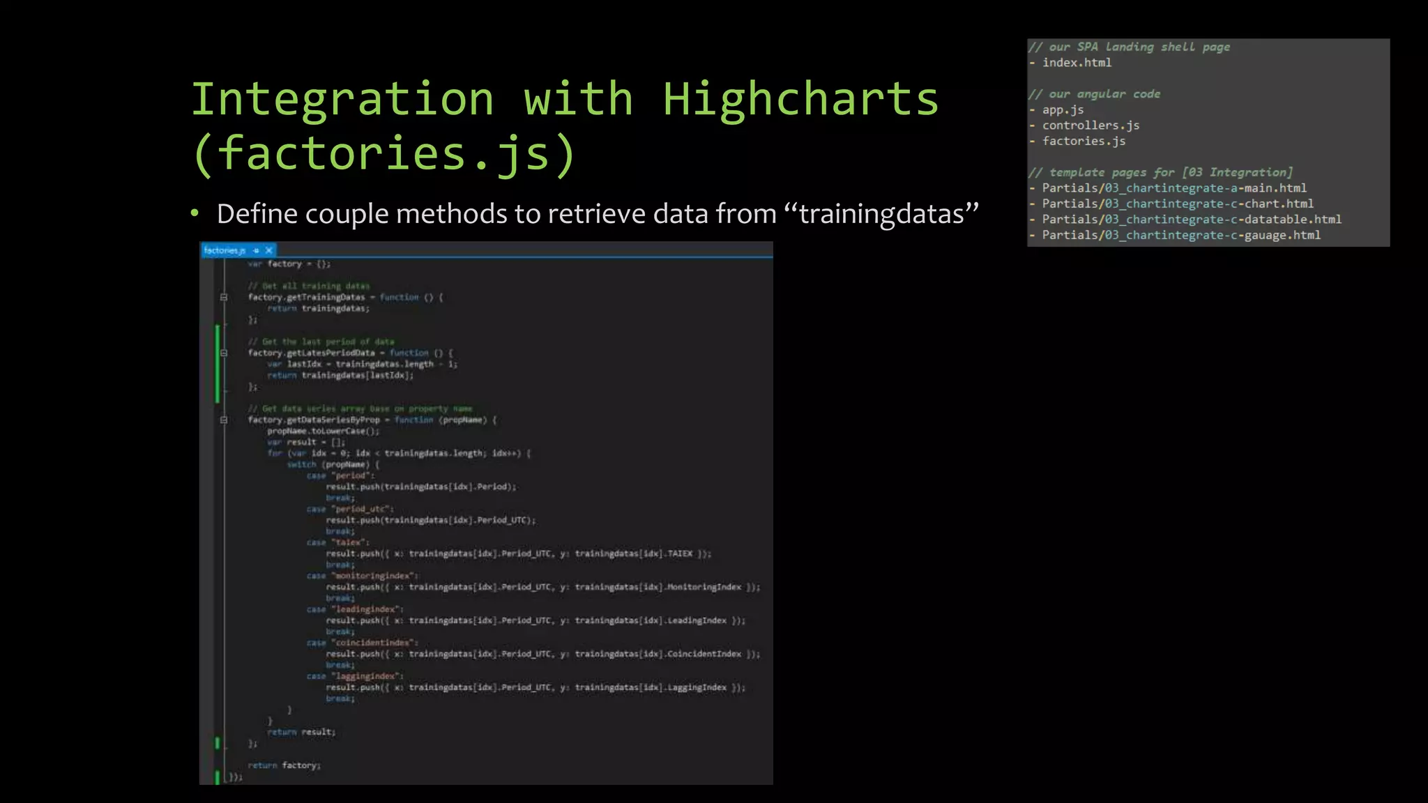 02 integrate highchart | PPT