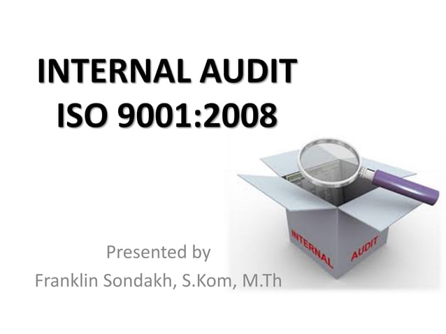 02 Internal Quality Audit Training | PDF
