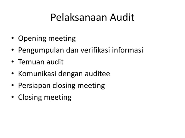 02 Internal Quality Audit Training | PDF