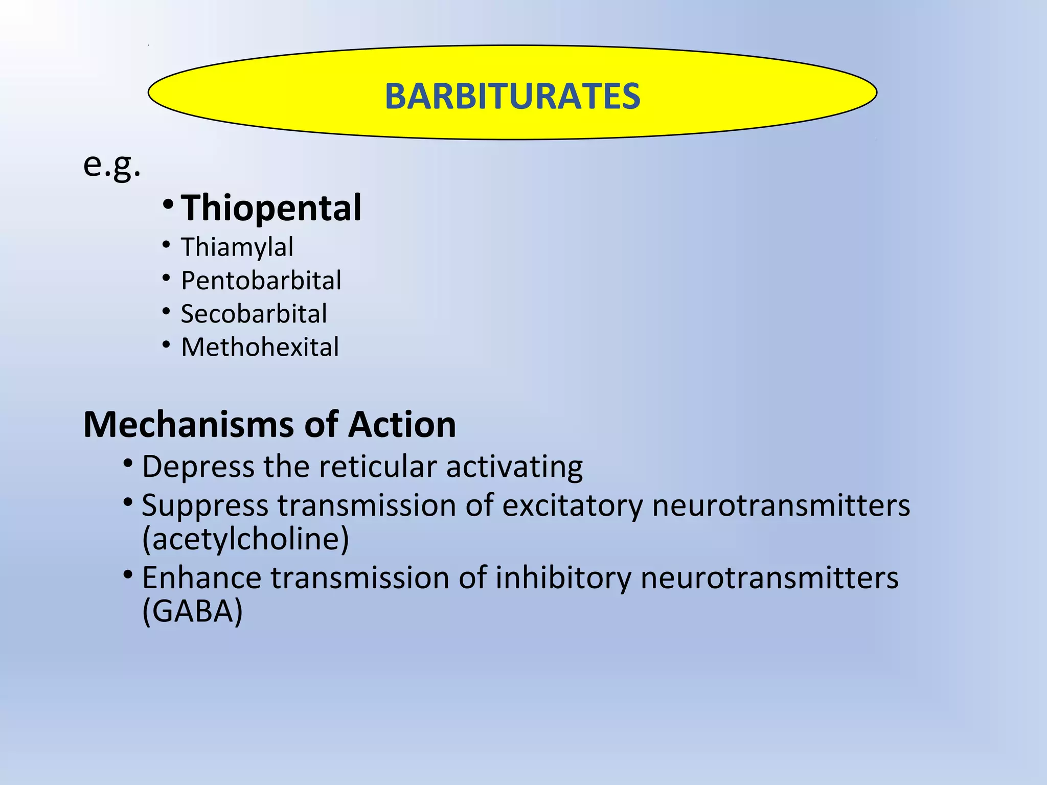 Intravenous induction agents | PPT
