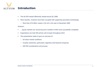 Introduction to AIM IPOs | PPT