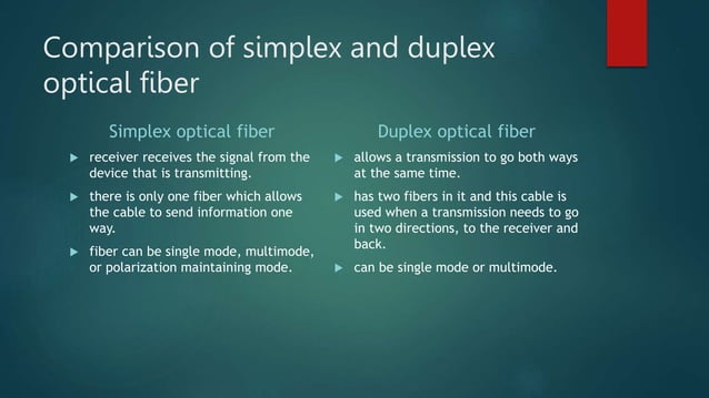 02 Introduction to Optical Fibers and comparision between simplex and ...