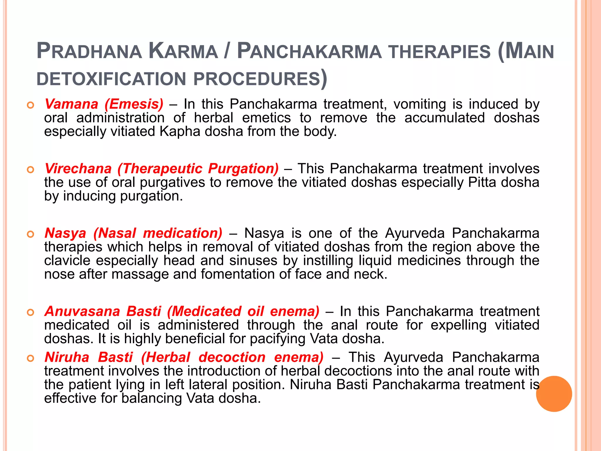 Intoduction to Panchakarma | PPTX