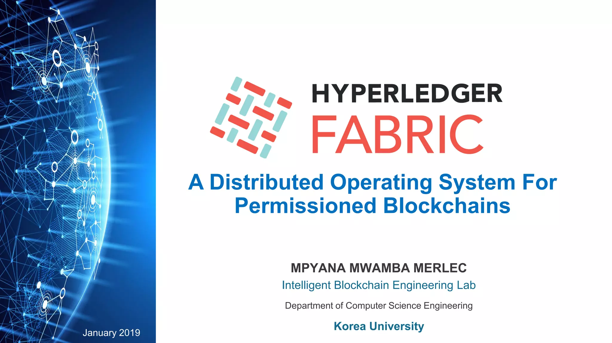 02 - Introduction to Hyperledger Fabric | PPT