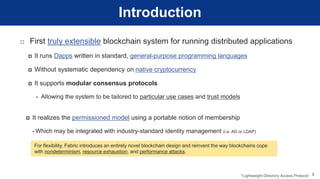 02 - Introduction to Hyperledger Fabric | PPT